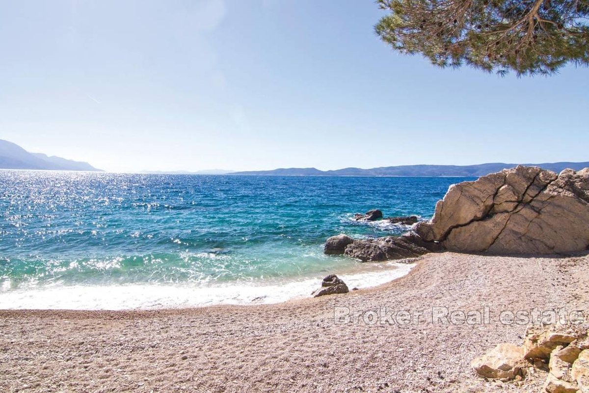 Omiš area - Building plot with panoramic sea view